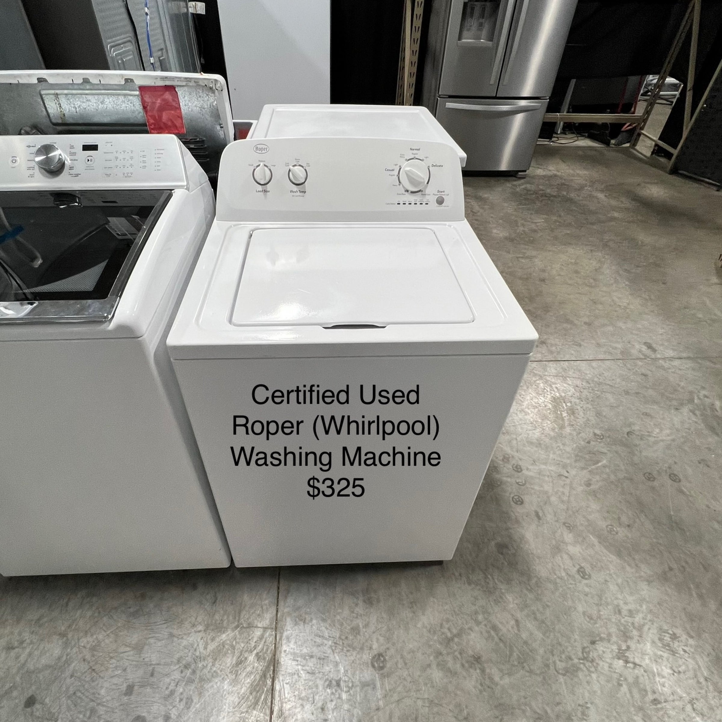 Certified Used Roper (Whirlpool) Washing Machine
