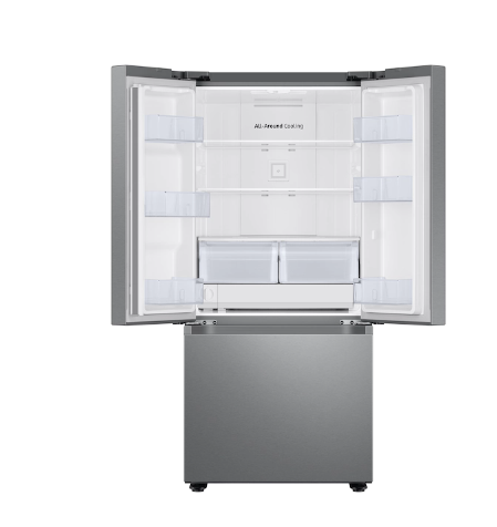 New Samsung 22 cu. ft. Smart 3-Door French Door Refrigerator with ...